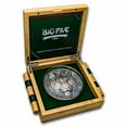 2022 Ivory Coast 1 kilo Antique Silver Big Five Asia: Tiger - Walmart.com