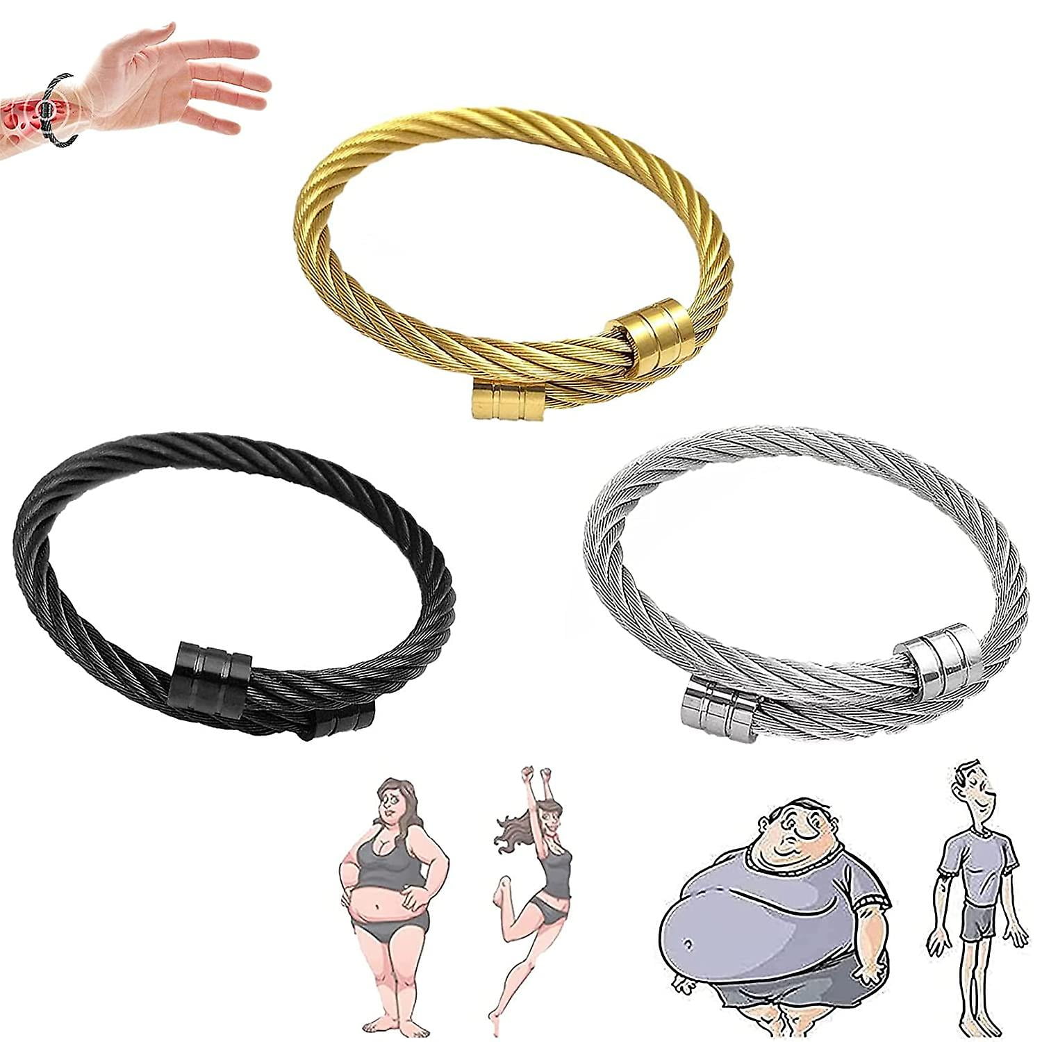 Click here for Geecy 3pcs Titaniumion Osimium Bangle  Crainoc Tit... prices