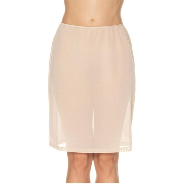 Gemsli Womens Cling-Free Mesh Half Slip, L, 20 Inch Taupe - Walmart.com