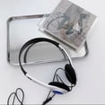 CEORPER Portable Headphone Wired Headset Earbud 3.5mm Clear Headset ...