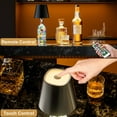 Bottle Lamp with Remote & Timer, Cordless Table Lamp with RGB String ...