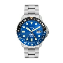 Fossil Men's Fossil Blue Dive Three-Hand Date, Stainless Steel Watch ...