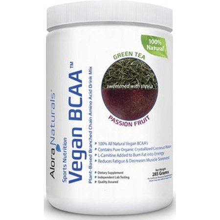 ALORA NATURALS Vegan BCAA (Green Tea Passion Fruit - 285 gr) - Walmart.ca
