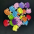 Farfi 50Pcs Sewing Buttons Bright Color Convenient Installation Easy ...