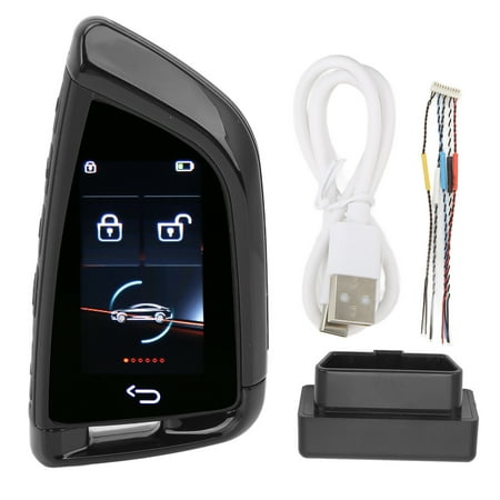 Smart Remote Car Key LCD Screen Anti Lost Bluetooth 5.0 Keyless Entry ...