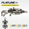 TenPoint Flatline 460 FPS Compact Crossbow, 100 Yard EVO-X Marksman ...