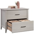 Sauder Summit Station 2-Drawer Lateral File Cabinet, Glacier Oak Finish ...