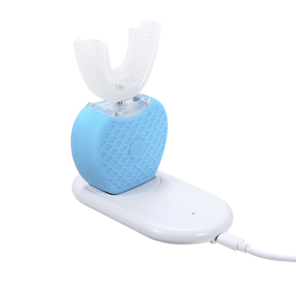 U Shape Electric Toothbrush With 4 Modes Timer 360 Degree Wireless ...