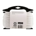 Hyper Tough Nylon Blend Twisted Rope, White, 1/4 Inch x 100 Feet, High ...