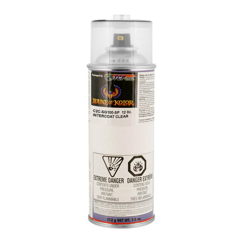 House of Kolor Intercoat Klear Midcoat Clearcoat Low VOC, Spray Can ...