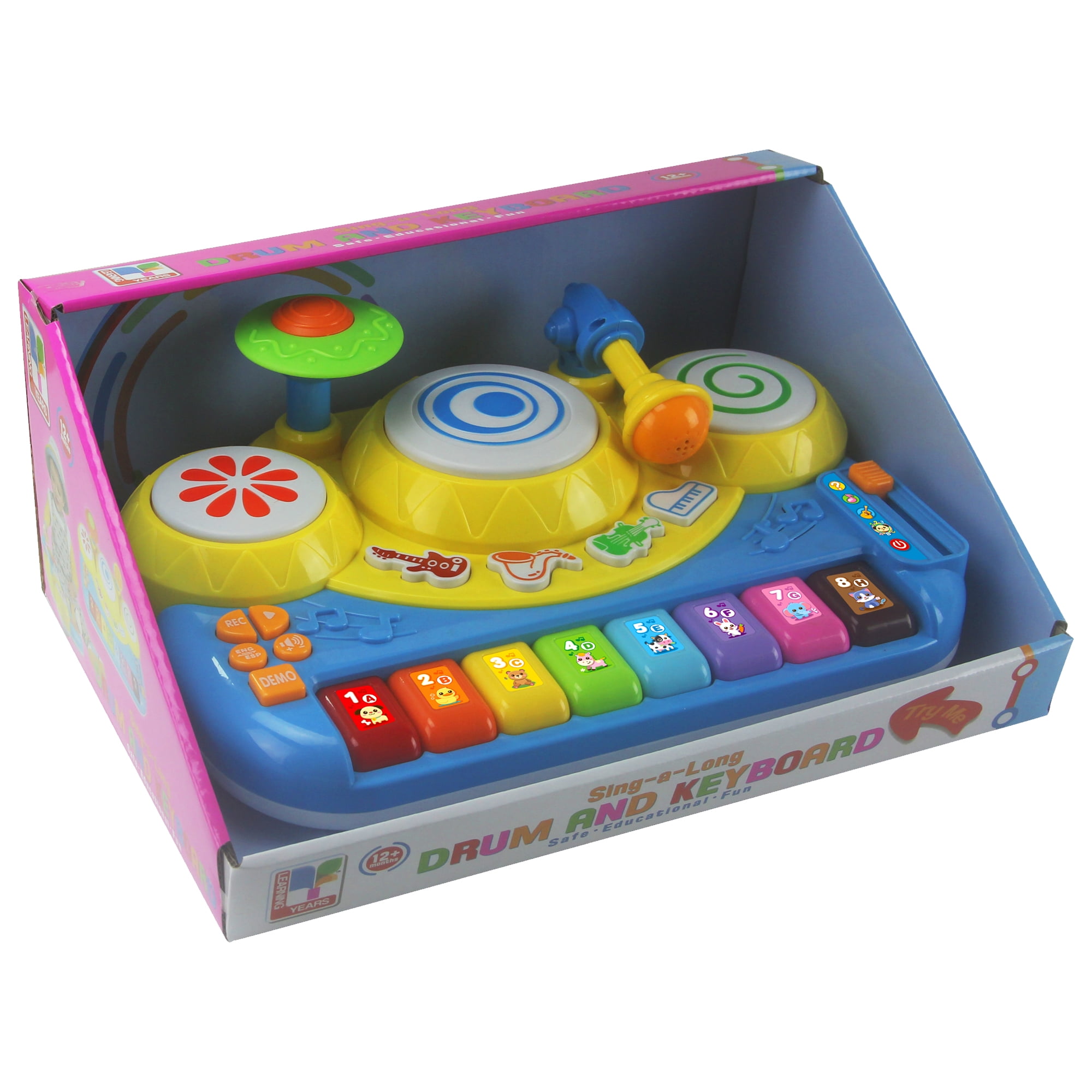Learning Years Baby Keyboard And Drums - Walmart.com