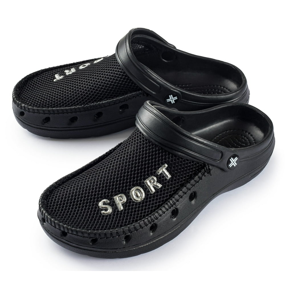 Roxoni - Roxoni Men's Waterproof Rubber Clog Sandals with Mesh Upper ...