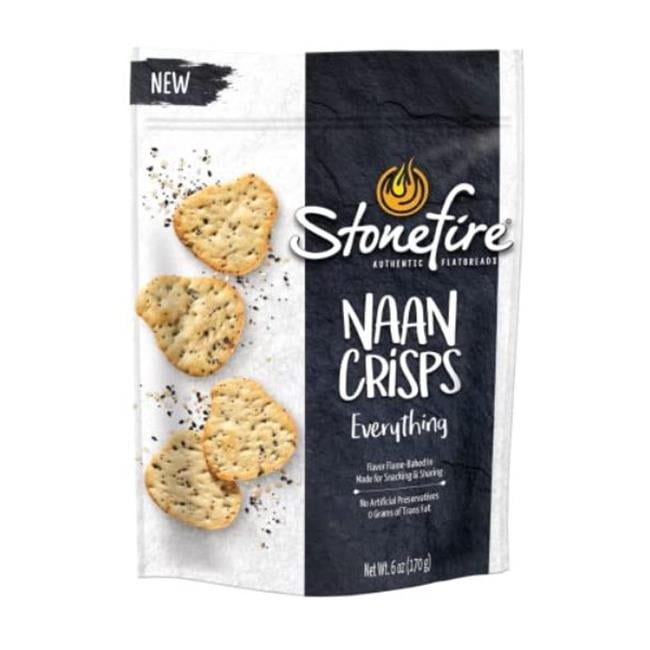 Stonefire 6 oz Sea Salt Naan Crisps - Pack of 12 - Walmart.com