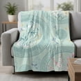 Bohemia Blanket Soft Cozy Warm Throw Blanket for Couch, Plush Fuzzy ...