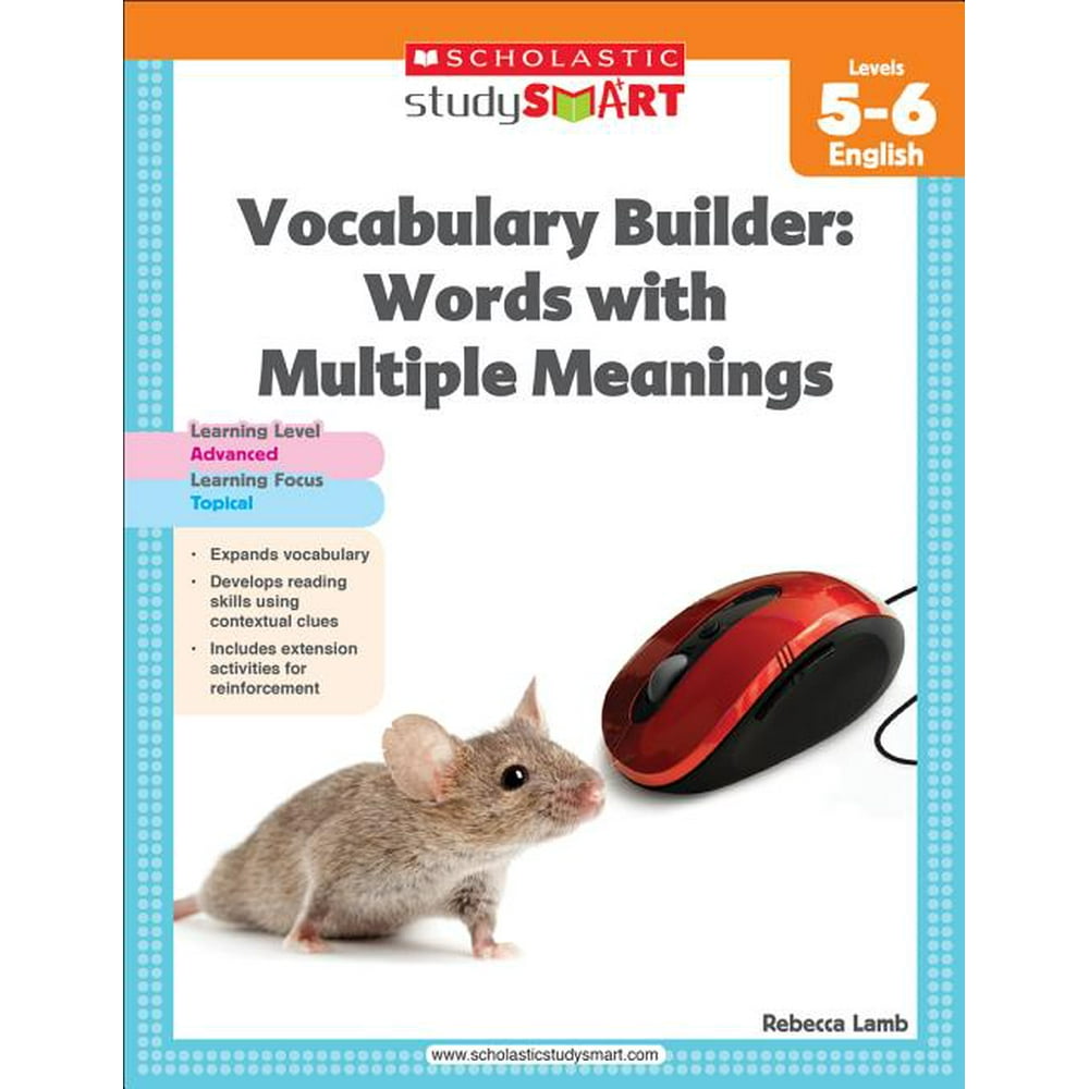 Scholastic Study Smart: Vocabulary Builder: Words with Multiple ...