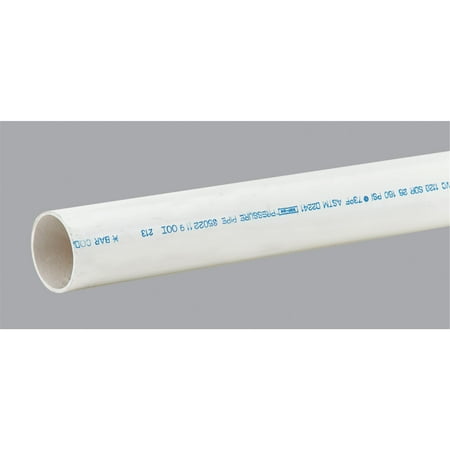 Charlotte 10 Ft. PVC Cold Water Pressure Pipe, SDR 26 - Walmart.com