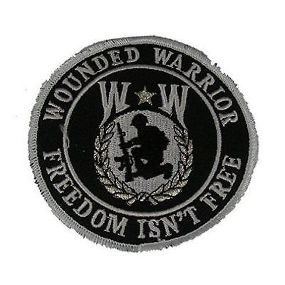 WW WOUNDED WARRIOR FREEDOM ISN'T FREE PATCH DISABLED VET WIA WOUNDED IN ...