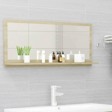 ANYHI Large Modern Wall Mirror, Rectangle Wall Mounted Mirror Hanging ...