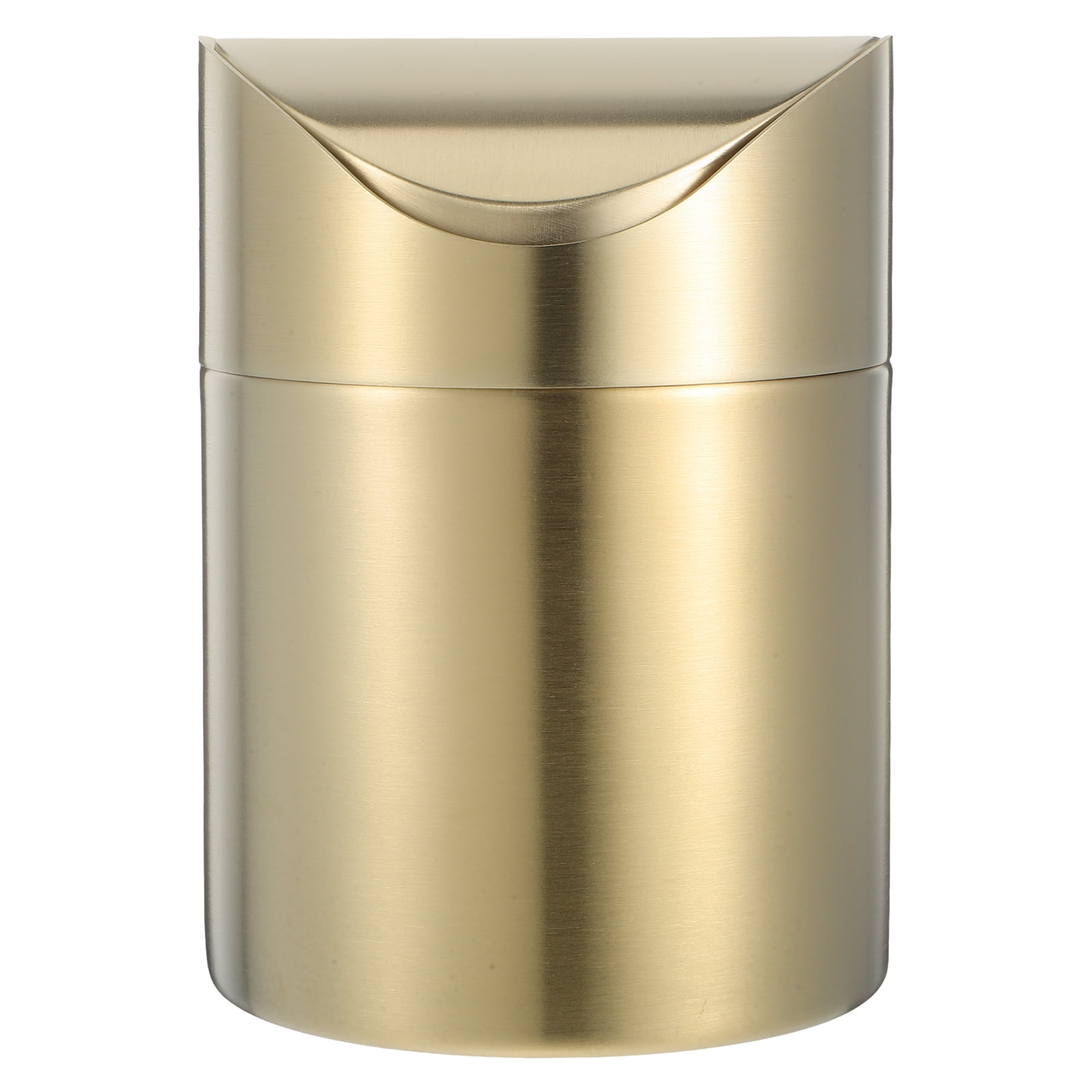 BRIGHTFUFU Desk Bash CAN Mini Trash CAN Tarra de acero inoxidable ...