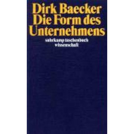 Baecker, D: Form d. Unternehmens | Walmart Canada