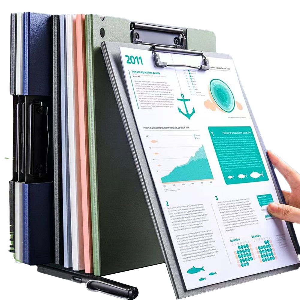 CSCHome Clipboard with Storage Folder Slim Clipboard Storage Case ...