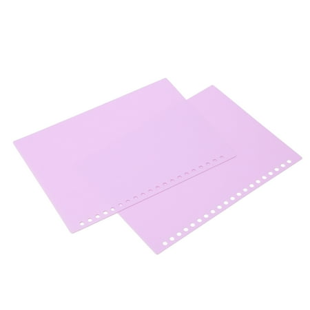 Loose Leaf Binding Cover, 20 Holes 20 Sheets Colored Waterproof A5 ...