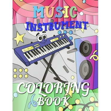 Musical Instrument Coloring Book - Walmart.com