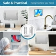 Adjustable Acrylic Laptop Holder For Wall Desk Mounting Toolless ...