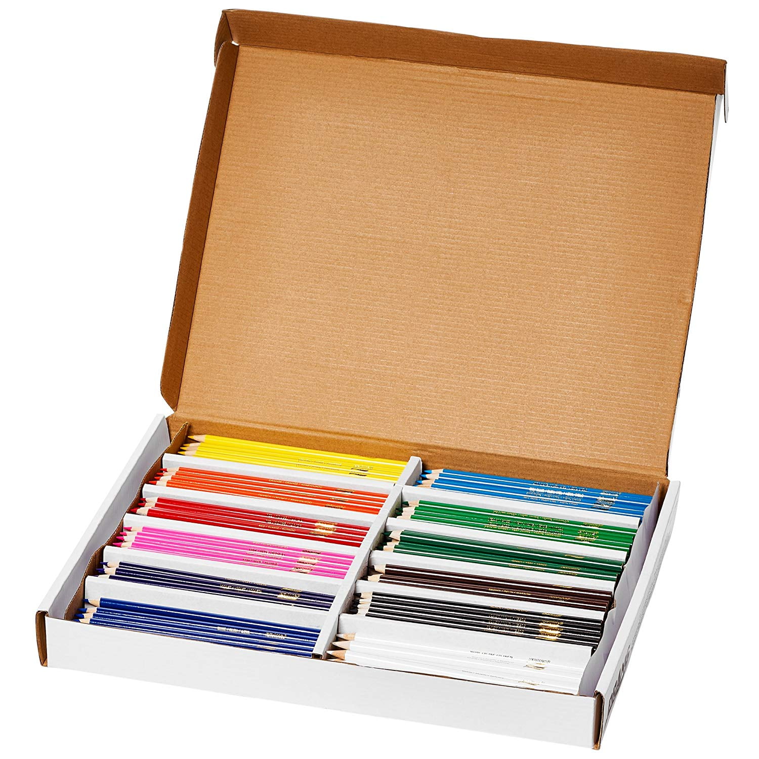 Prang Thick Core Colored Pencils Master Pack, 3.3 Millimeter Cores, 7 ...