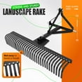 KOJEM 60 in Landscape Rake 3 Point Rake Fit for Category-1 Tractor 360 ...