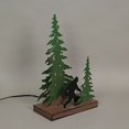 Zeckos Metal Bigfoot Forest Stroll Accent Lamp Home Decor - Walmart.com