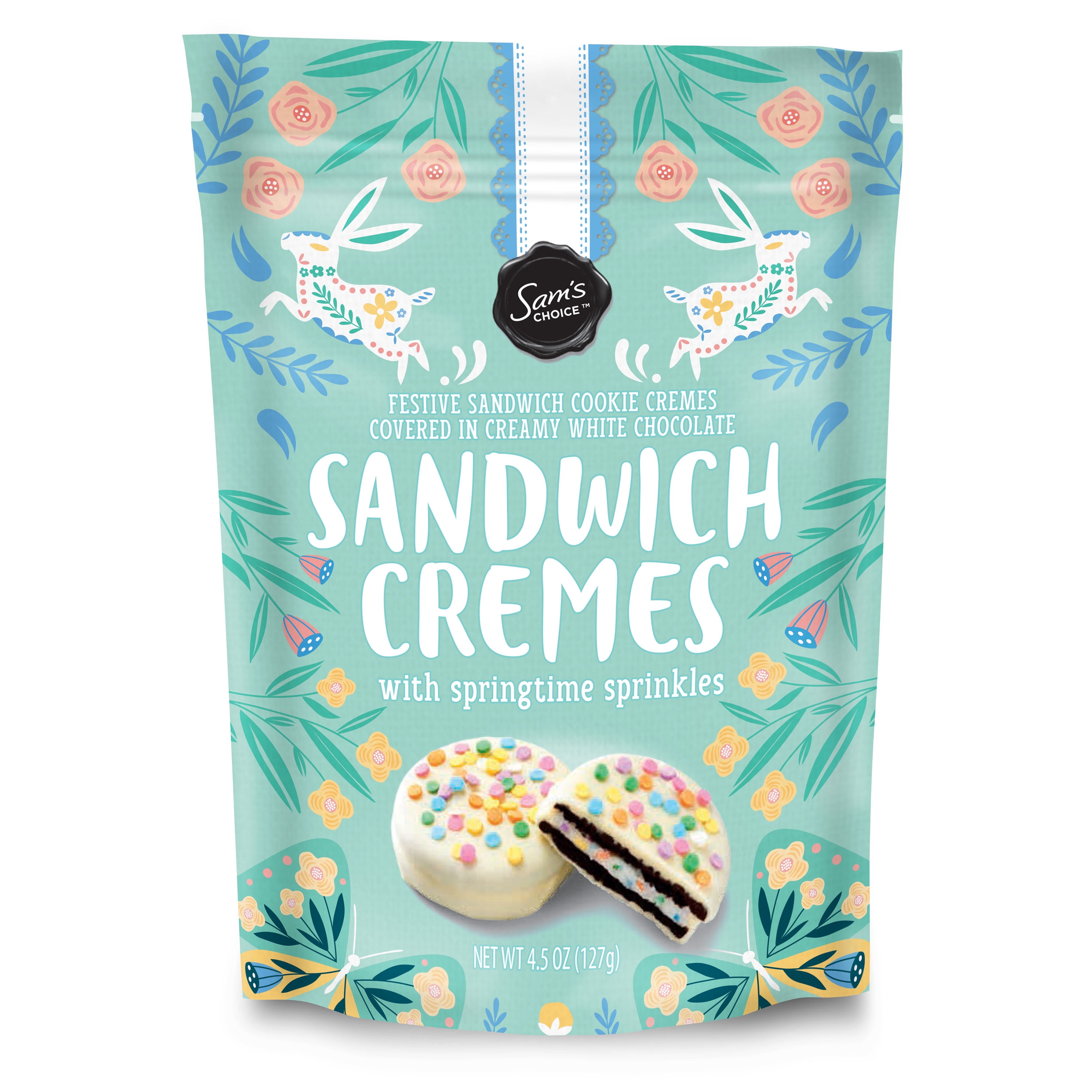 Sam's Choice Sandwich Cremes with Springtime Sprinkles, 4.5 oz ...