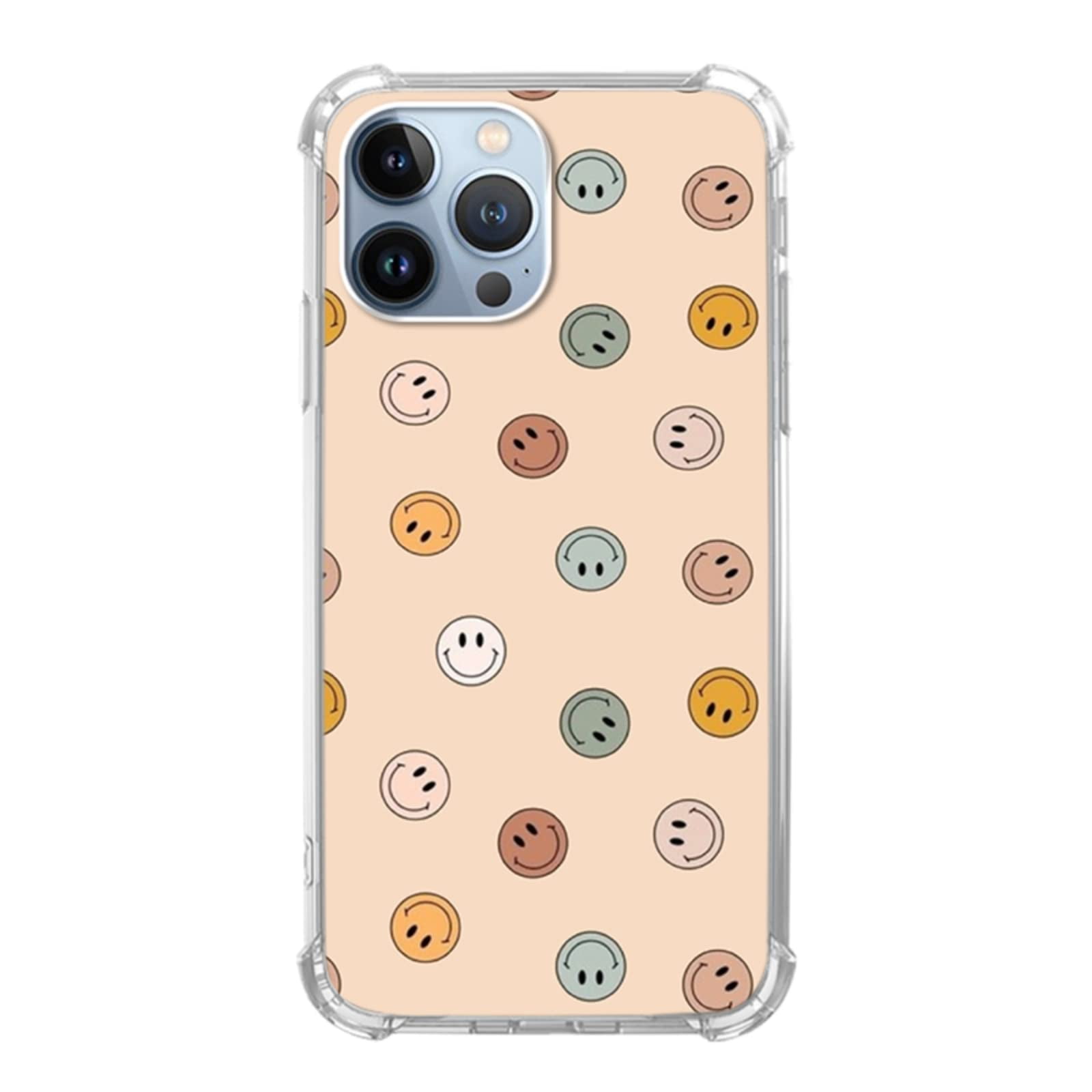 Colorful Smiley Face Case for iPhone 14 Pro,Aesthetic Art Design TPU Bumper Cover Case - Walmart.com