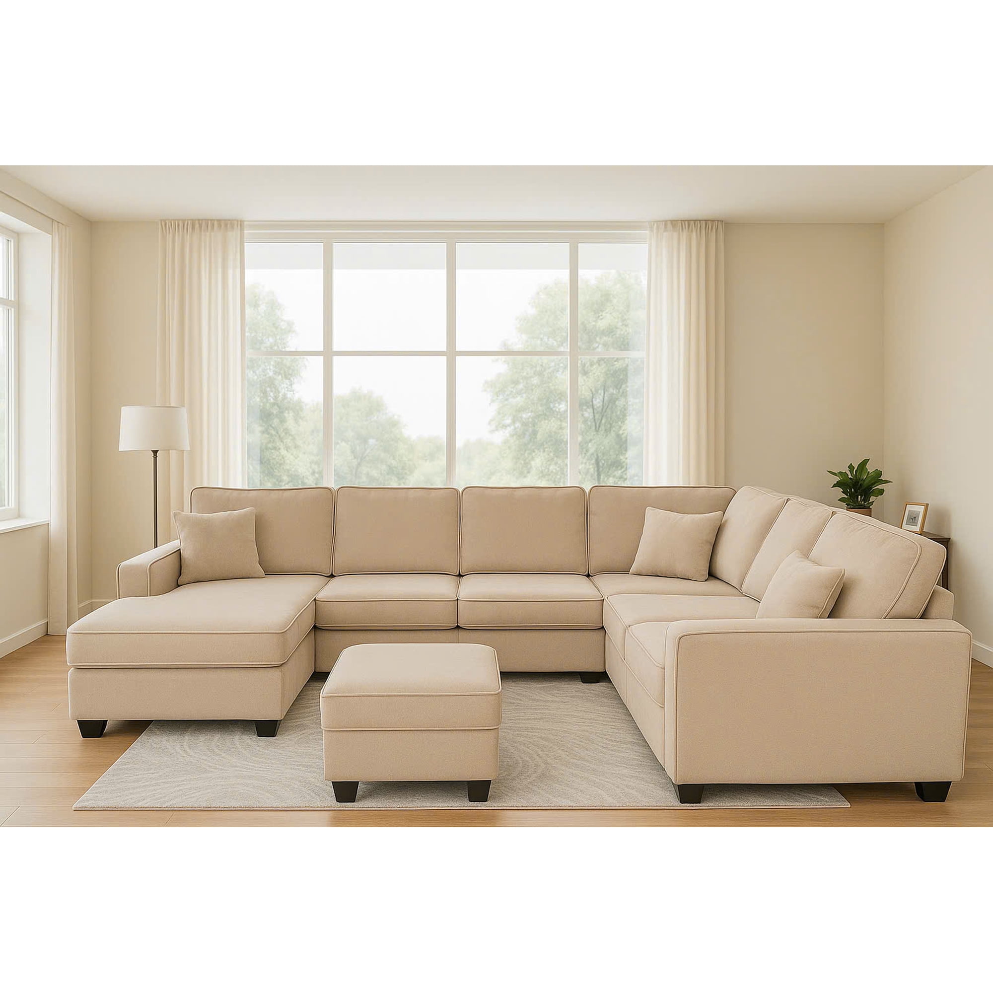 Click here for K-Living Corbin Reversible Sectional In Toscana Gr... prices