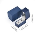 Unique Mini Flip Slim Blue Ring Box for Diamond Ring on Engagement ...