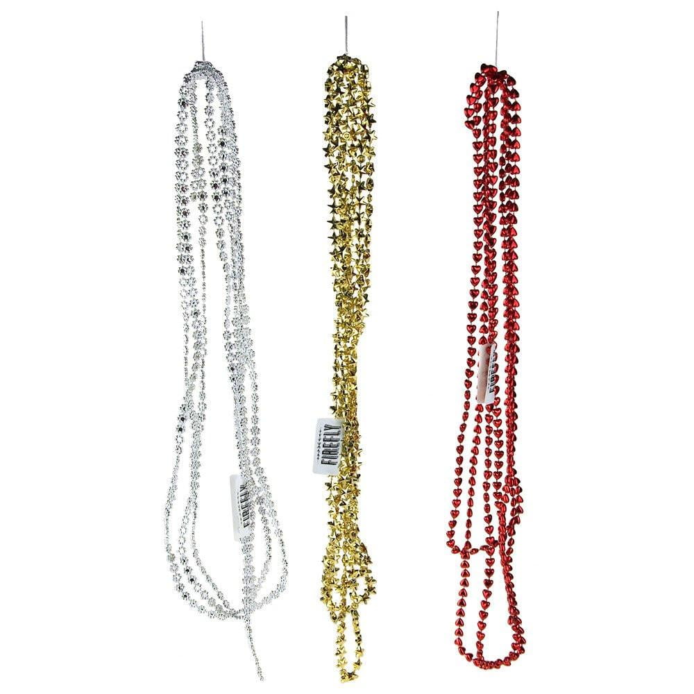 Miniature Tree Garland Plastic Ornaments, 9-feet, 3-Piece - Walmart.com