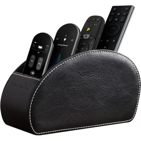 SINMI Support de télécommande, boîte de rangement en cuir PU avec 5 ...