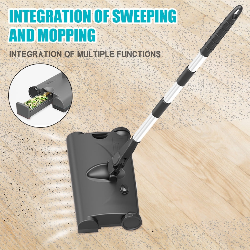 Household Wireless Sweeper Electric Mop Pusher Sweeper Vacuum Cleaner ...