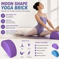 1pc Half Round Yoga Balance Bl-ock, D-Shape Anti-Slip EVA Stretching ...