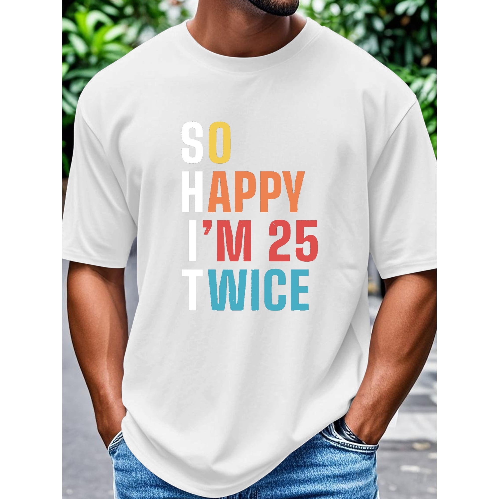 Click here for Yingd 50th Birthday Mens Casual T Shirt With Marki... prices