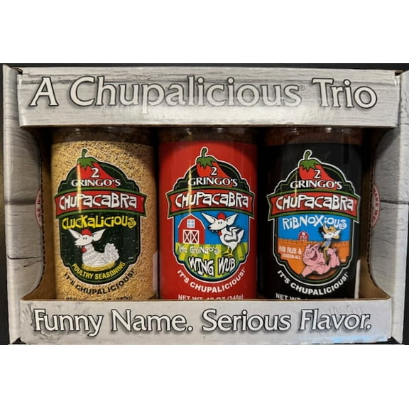 2 Gringos Chupacabra Meat Rub, 12 Ounce, Salt, Garlic, Brown Sugar ...