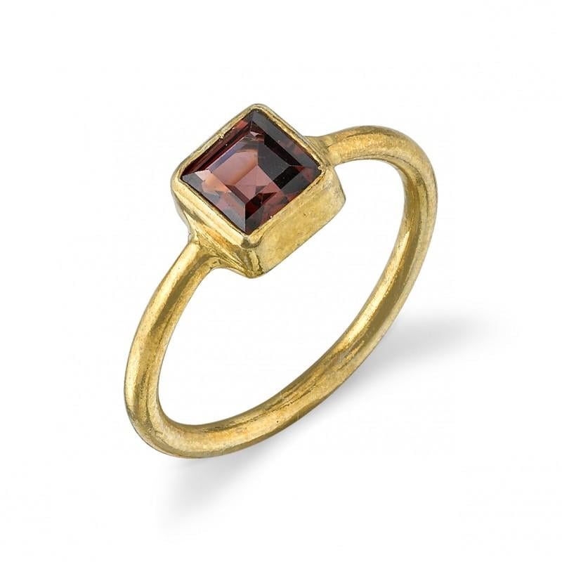 Square Garnet Ring - Walmart.com