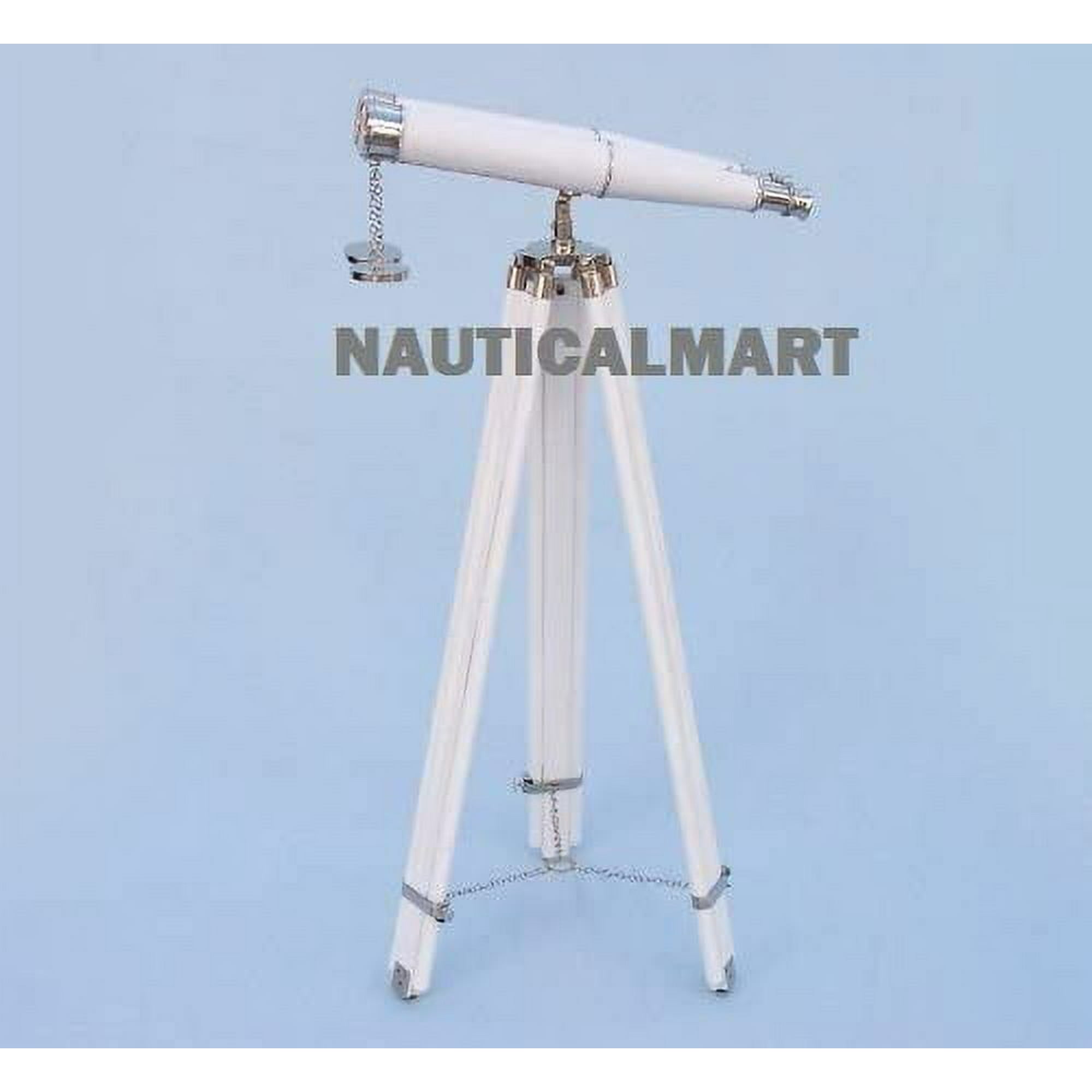 Click here for Floor Standing Chrome White Leather Binoculars 62... prices