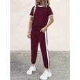 FreshPretty Womens 2 Piece Outfits Summer Tracksuit Sets Short Sleeve ...