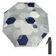 Abstract Hexagon Pattern Design Rain Umbrella Sun Protection Sun ...