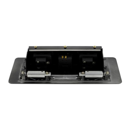 Desktop Socket Table 3 EU Socket Slow Pop Up Aluminum Alloy Cover ...
