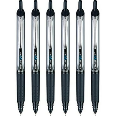 Precise V5RT Retractable Roller Ball Pen, Extra-Fine 0.5mm, Black Ink ...