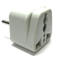 Seven Star Universal Travel Plug Adapters For Europe & Asia (4 Pack, For Europe & Asia - 2 Round ...