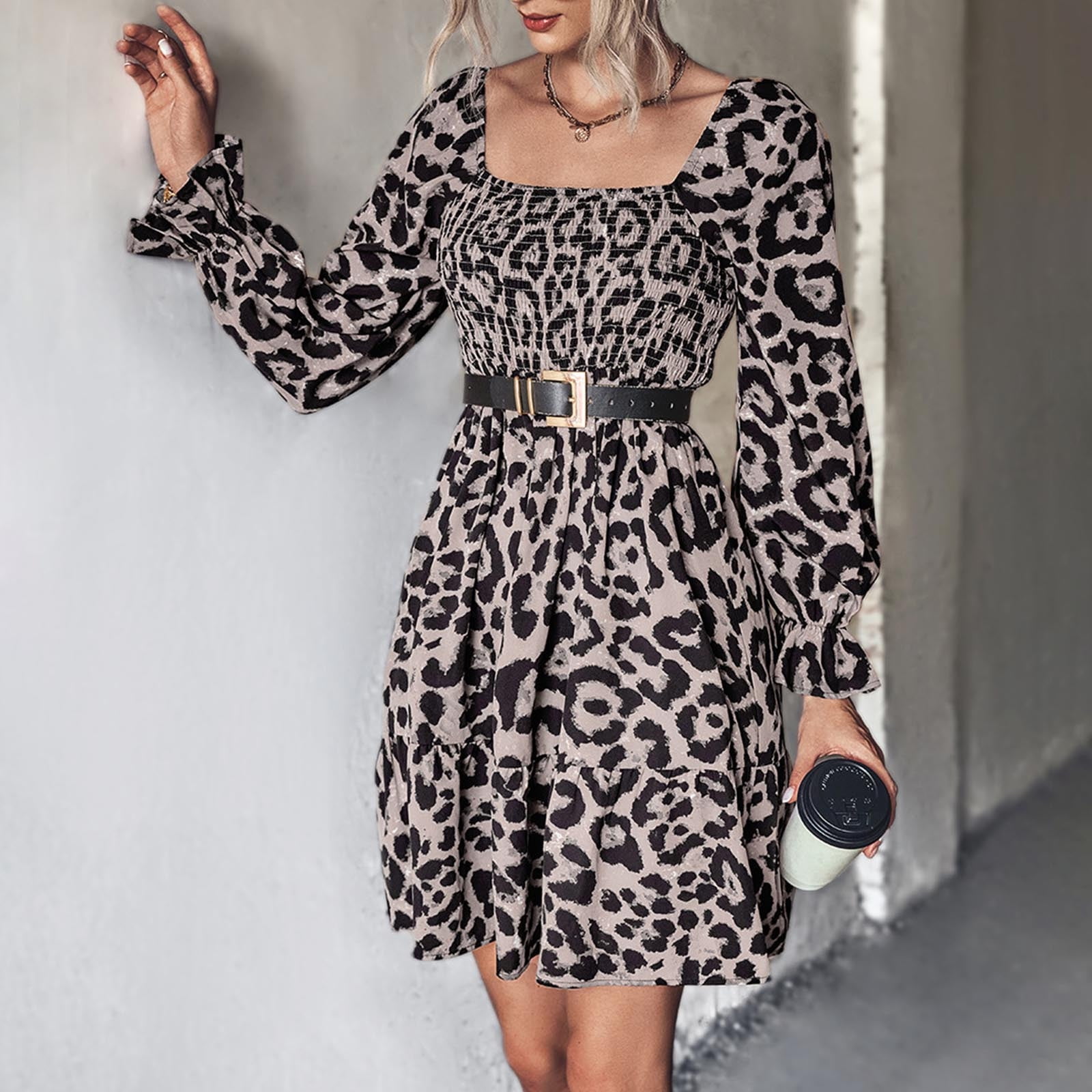 Animal Print Wedding Dress