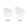 Excellante 64 oz water pitcher, three spouts, clear color ...